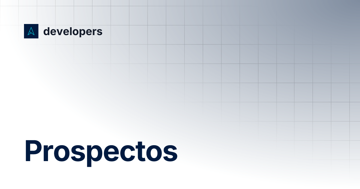 Prospectos | developers